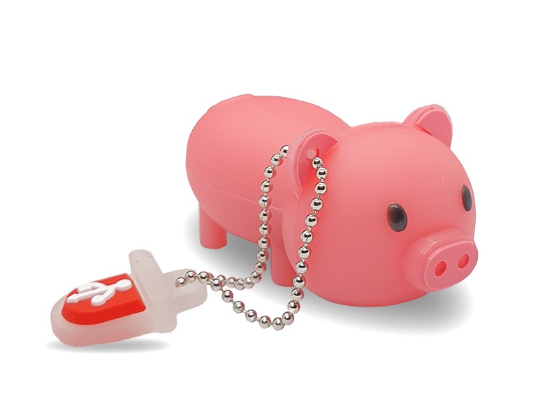 Pink Pig USB Flash Drive - 32GB - USB Stuff