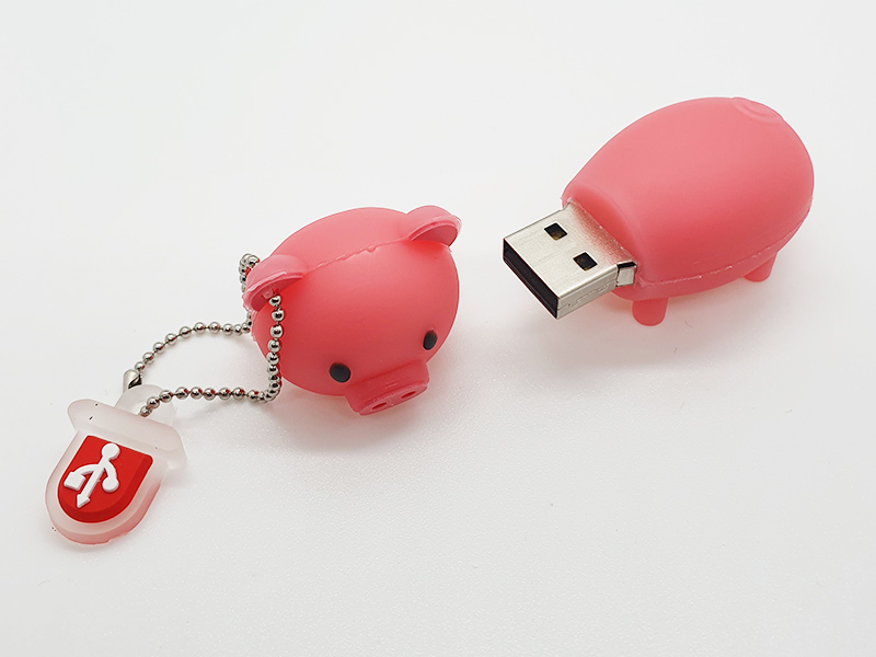 Pink Pig USB Flash Drive - 32GB - USB Stuff